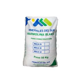 Marmolina blanca x 50kg - MINERALES DEL SUR | Ferretería...