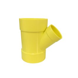 Yee doble reducida sanitaria 4x2 pulgadas tipo pesado